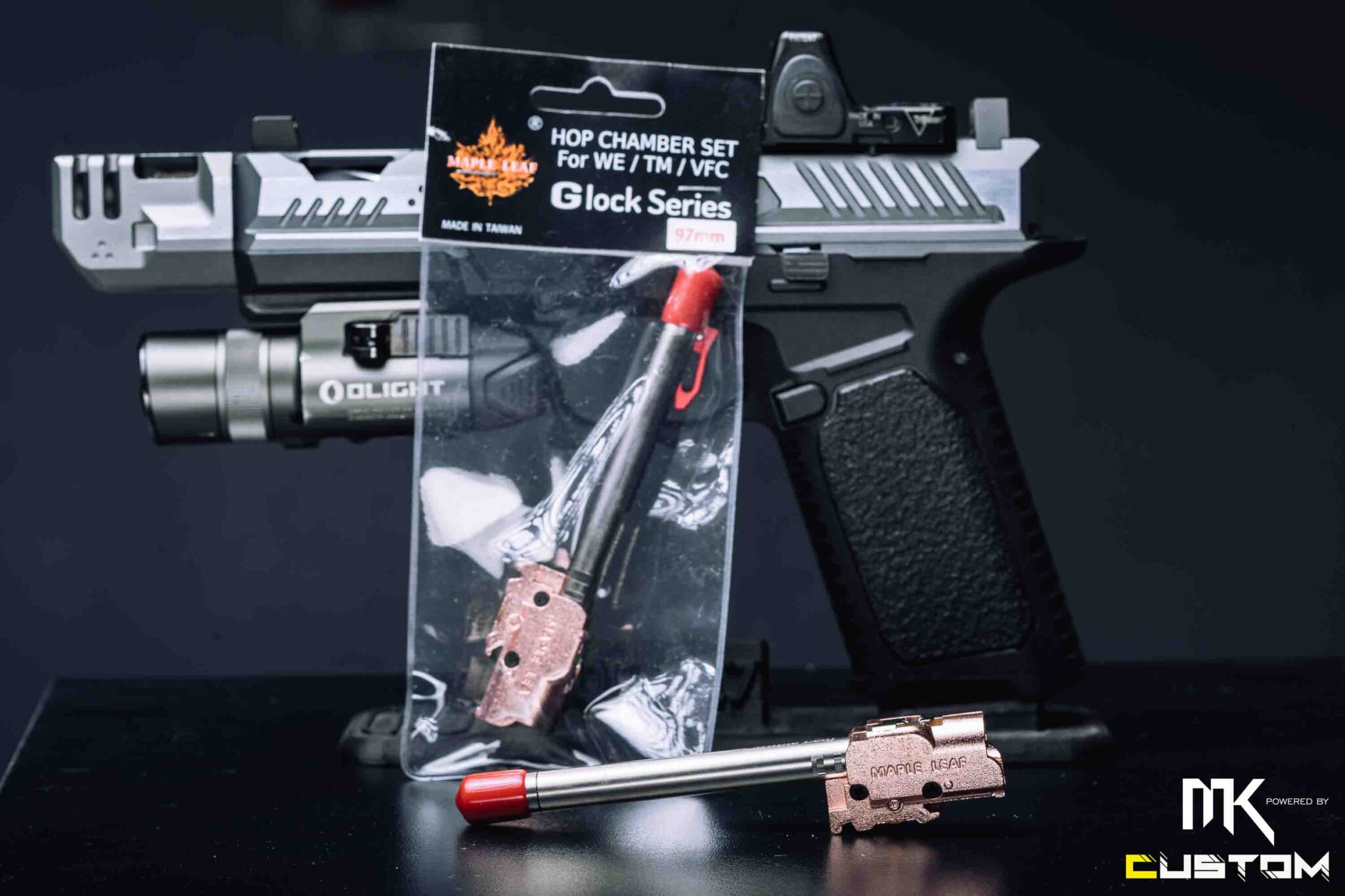 MAPLE LEAF - GLOCK CHAMBER SET CRAZY JET 97MM KIT Precisión - MK CUSTOM