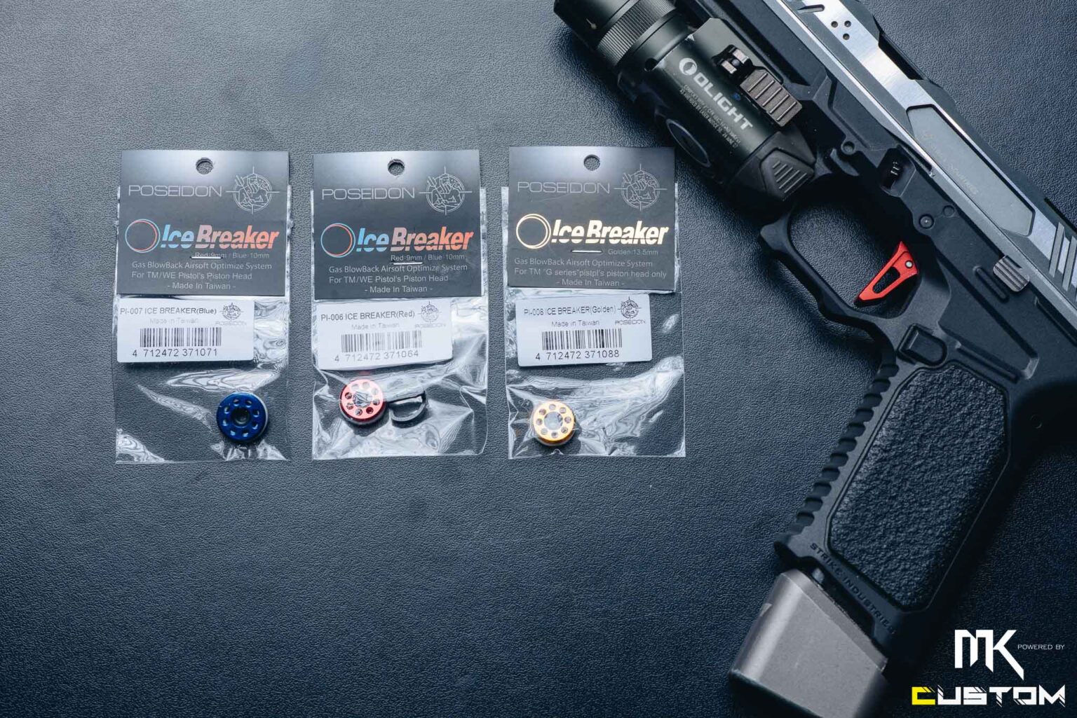 Poseidon Ice Breaker Piston Head for GBB Pistols - MK CUSTOM