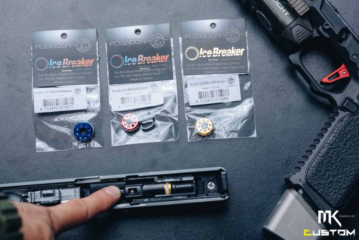 Poseidon Ice Breaker Piston Head for GBB Pistols - MK CUSTOM