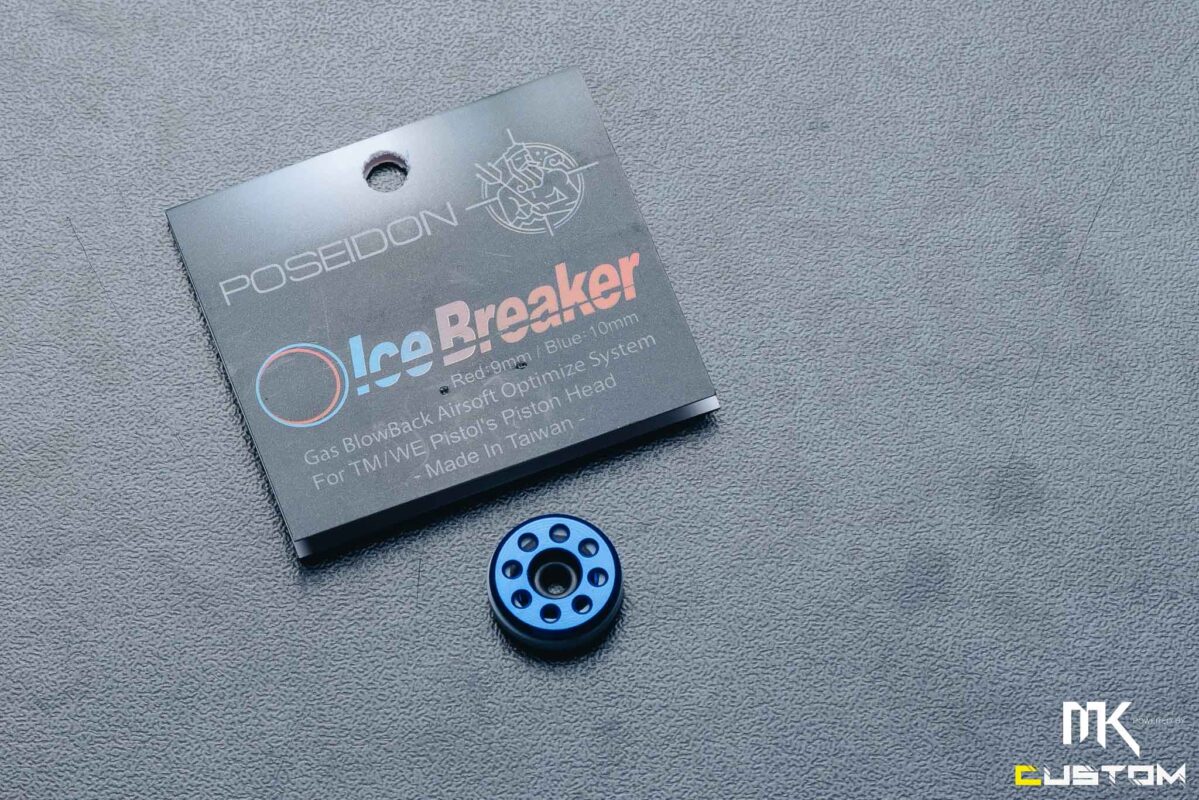 Poseidon Ice Breaker Piston Head for GBB Pistols - MK CUSTOM