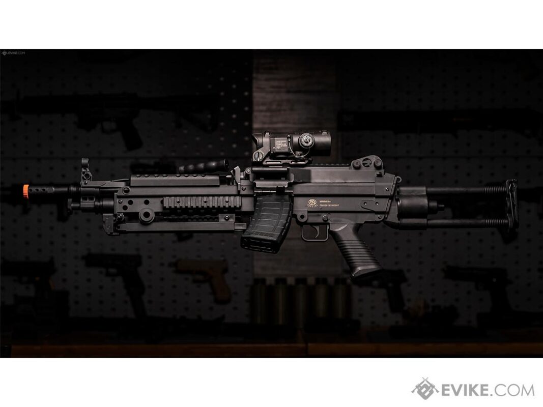 Cybergun FN Licensed M249 "Featherweight" Marcadora electrica de ...