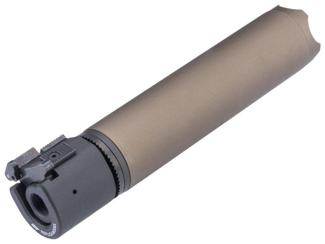 B&T Licensed Rotex-V QD Mock Suppressor (Color: Tan / Largo) - MK CUSTOM
