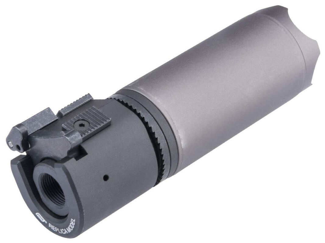 B&T Licensed Rotex-V QD Mock Suppressor (Color: Gris / Compacto) - MK ...