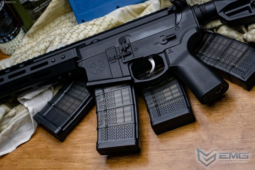 EMG 190rd Lancer Systems Licensed L5 AWM Airsoft Mid-Cap Magazines ...