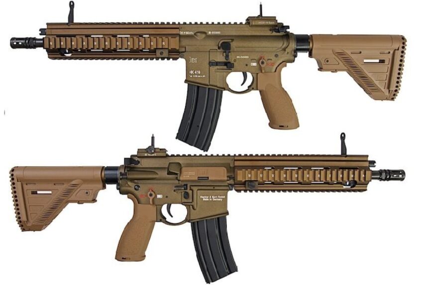 HK Umarex Licensed HK416 A5 AEG - FDE - MK CUSTOM