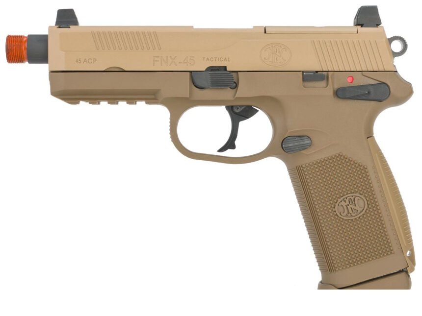 Cybergun FN Herstal Licensed FNX-45 Tactical Airsoft Gas Blowback ...